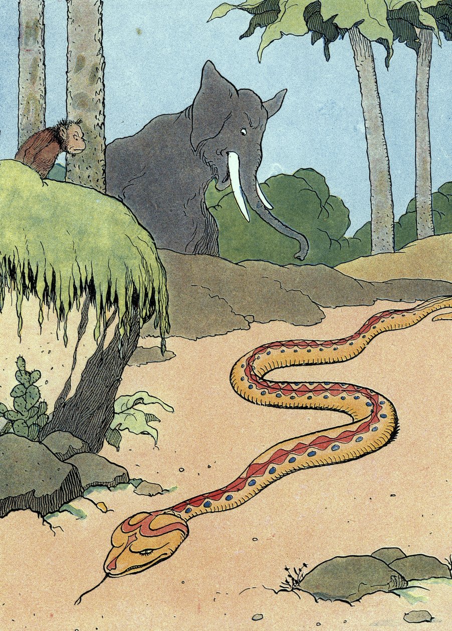 Edens Hage Jordens Paradis Forskjellige Dyr Som Bor Sammen I Edens