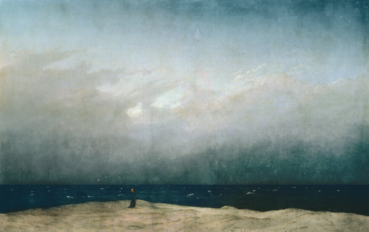 Munk ved havet | Caspar David Friedrich | Kunstrykk